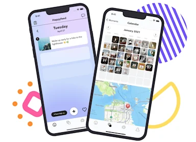 Day Tracker App - Personal Growth - Happyfeed