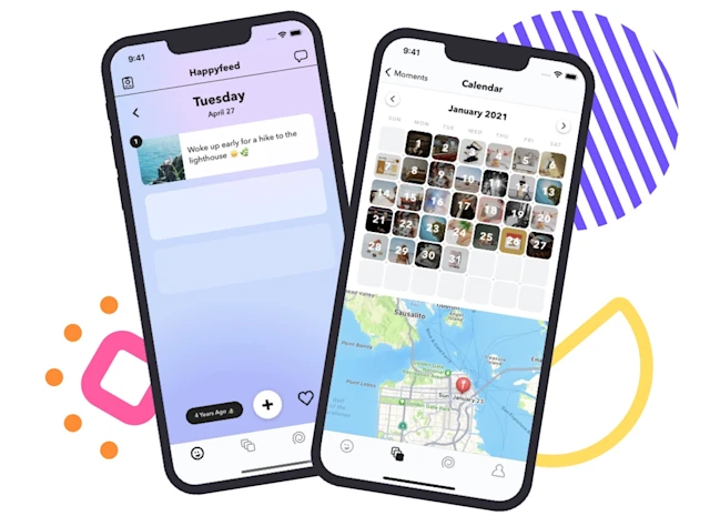 Day Tracker App - Personal Growth - Happyfeed