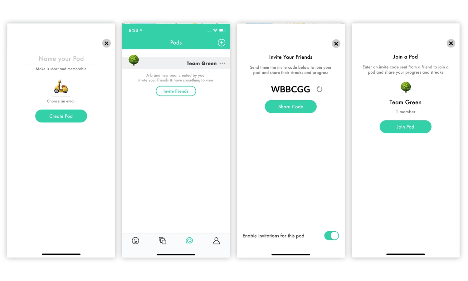 Pods: Journaling Together - Building Happiness - Happyfeed