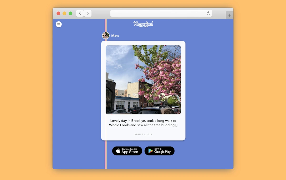 Spread Happiness with Share Links - Building Happiness - Happyfeed