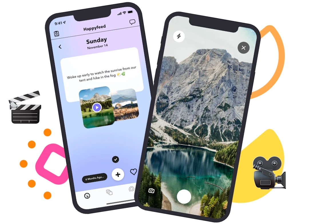 Video Diary App - Create Your Life Movie - Happyfeed