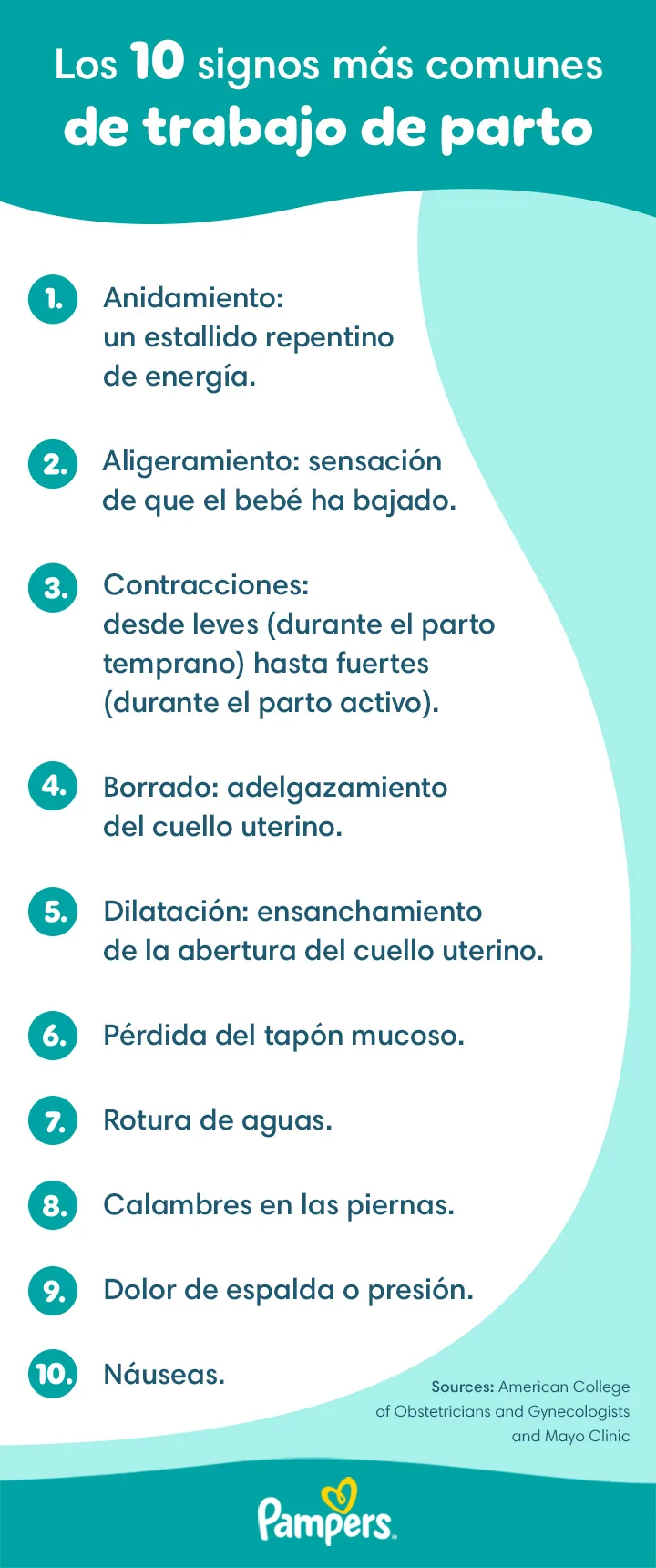 Señales de parto: síntomas de que se acerca el momento | Pampers US-ES