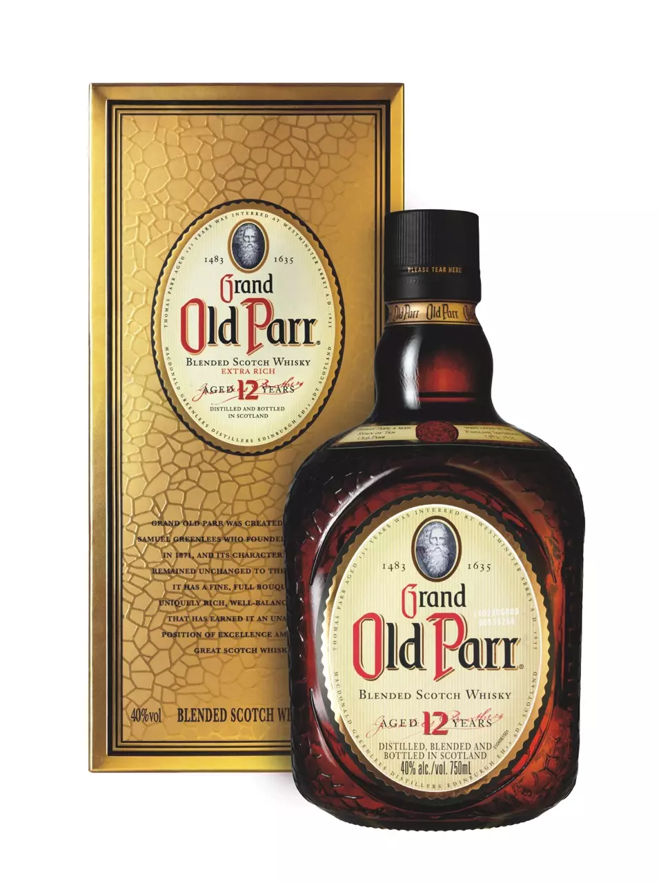 Grand Old Parr 12 Year Old Scotch Whisky | Buy Here | The Bar US
