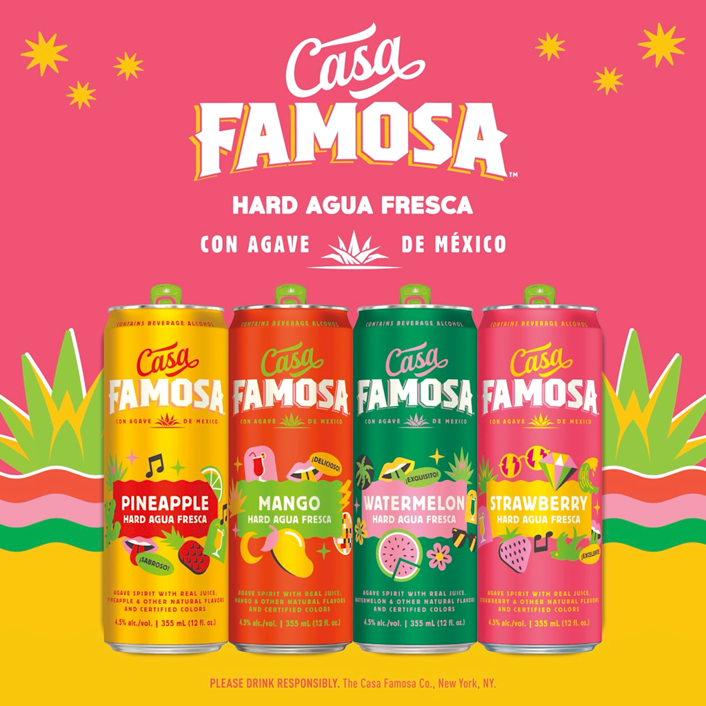Casa Famosa Hard Agua Fresca Variety Pack Cans | The Bar