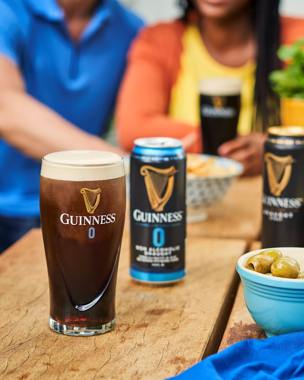 Guinness Zero Non-Alcoholic Draft, 4 x 14.9 oz Cans | The Bar