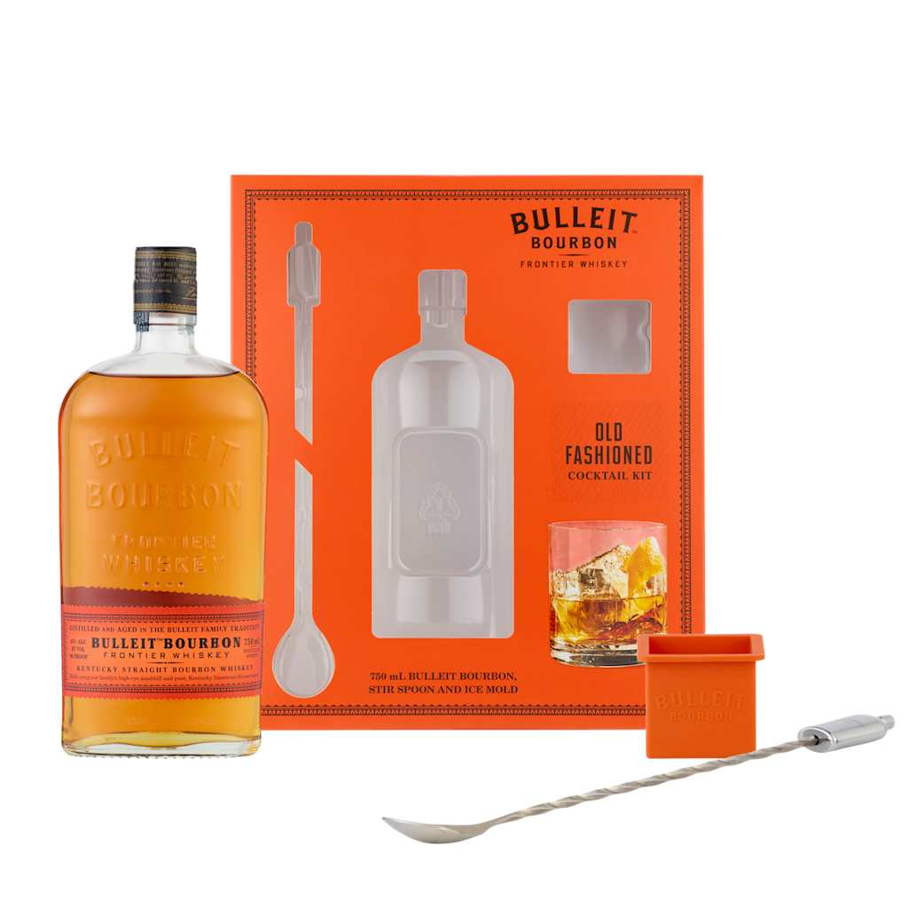 Bulleit Bourbon Ice Mold & Cocktail Spoon Gift Set | The Bar