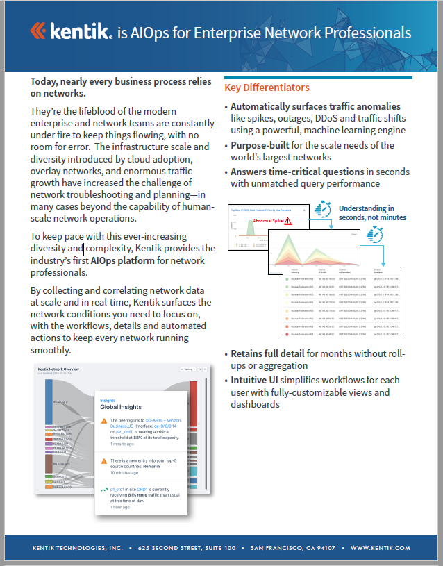 Kentik for Enterprises | Kentik