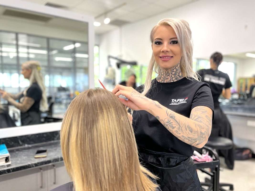 Teneil Hones Hair And Beauty Skills At TAFE NSW | The Hawkesbury ...