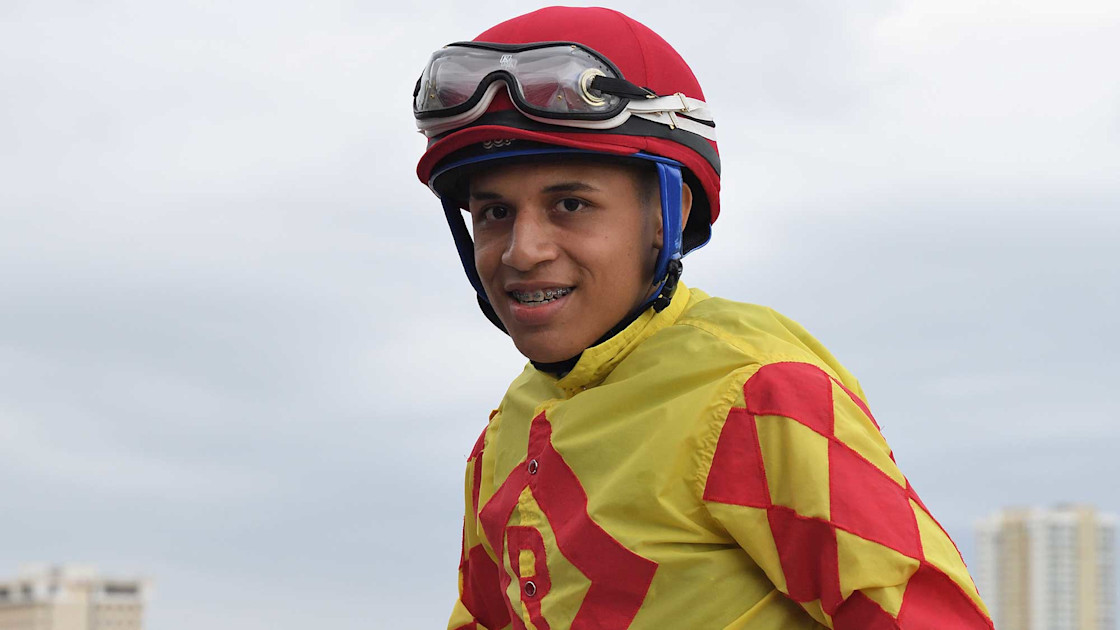 Angel Morales Rides First Winner in U.S. | Gulfstream Park
