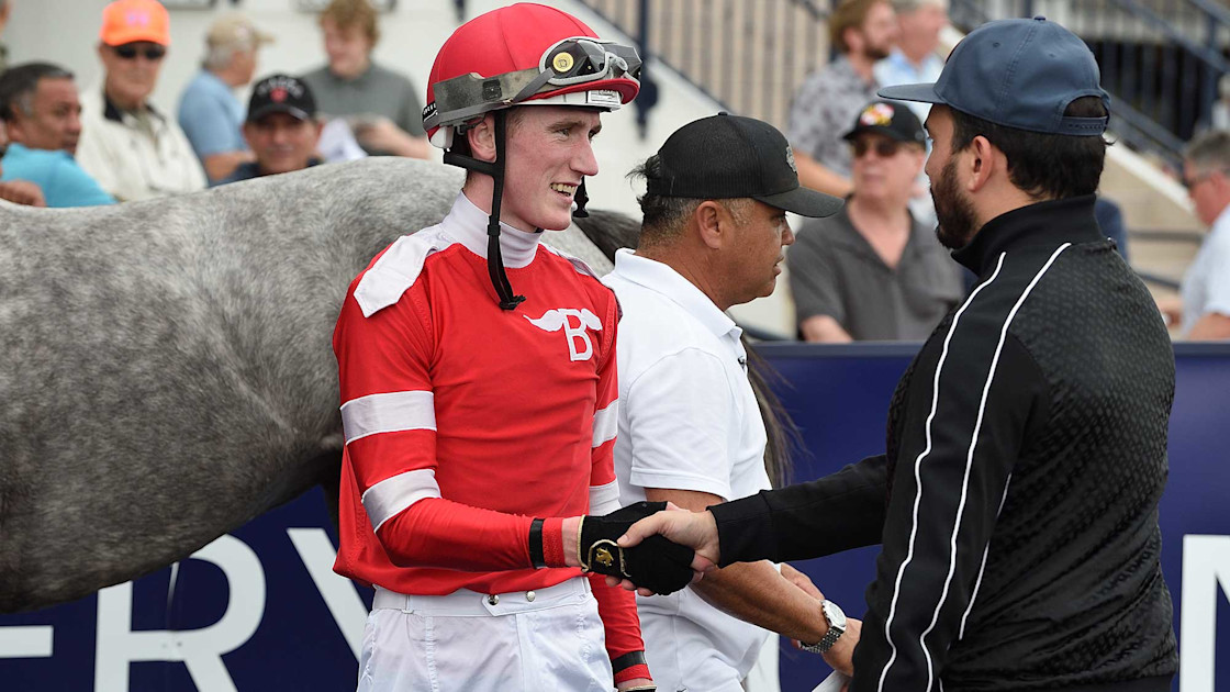 David Egan Makes First Visit to Gulfstream’s Winner’s Circle ...