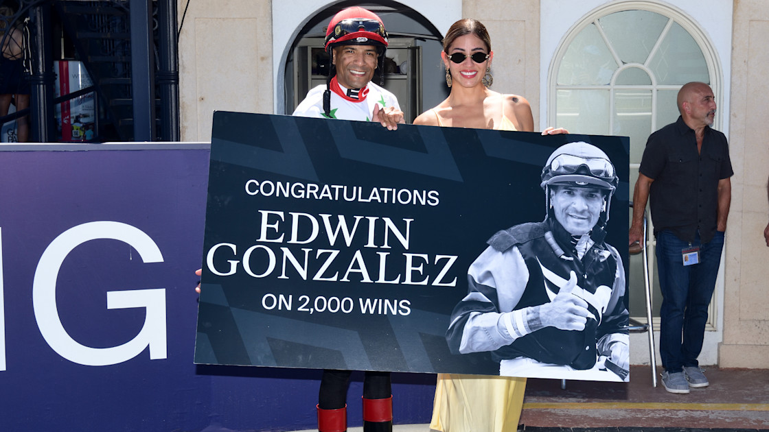 Edwin Gonzalez Rides 2000th Winner Sunday at Gulfstream | Hallandale ...