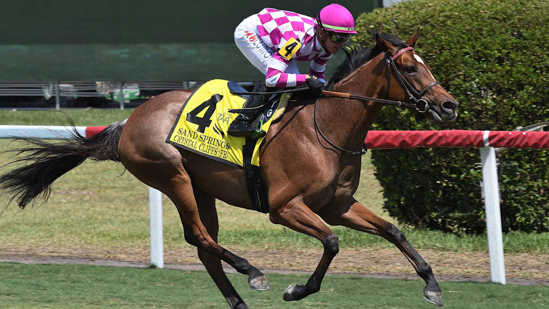 Crystal Cliffs Finishes Fast to Capture $100,000 Sand Springs ...