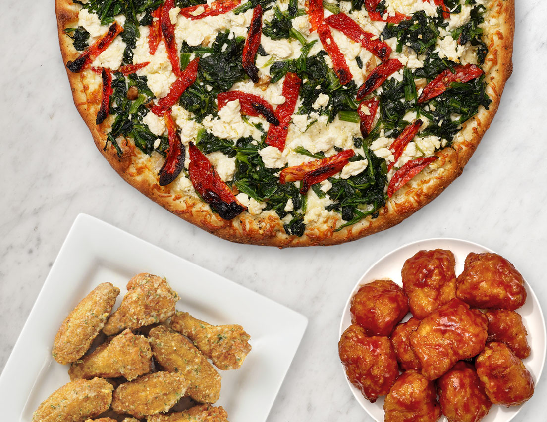 Pizza and Wings - Med.