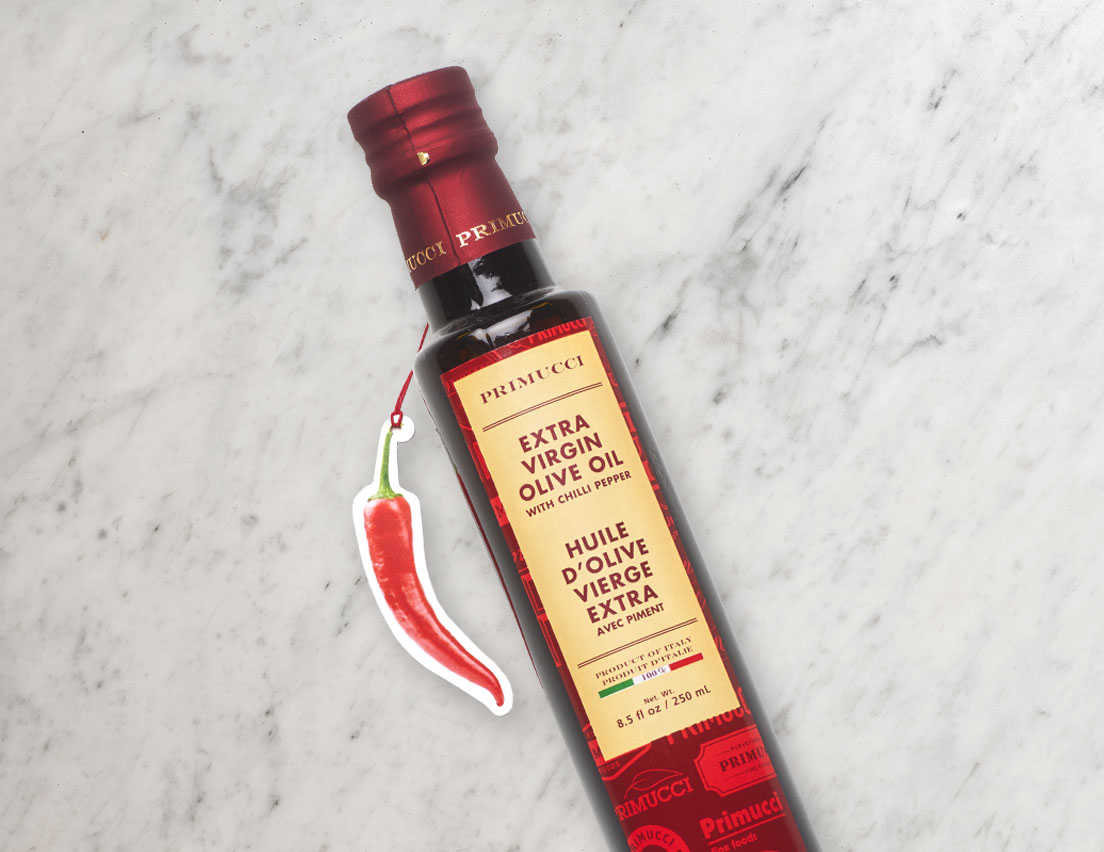 Extra Virgin Olive Oil with Hot Chili Pepper