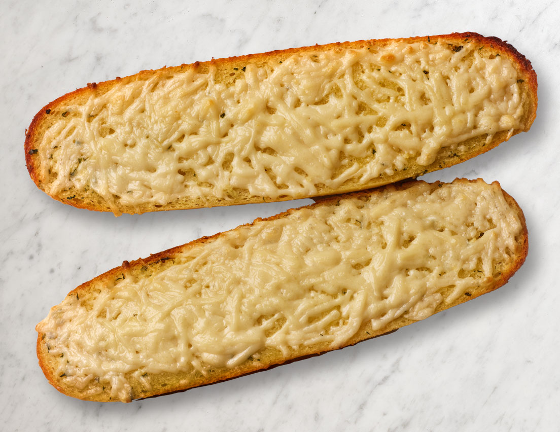 Garlic Bread with Dairy Free Mozzarella Style Shreds