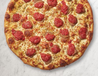 Meatball Pizza
