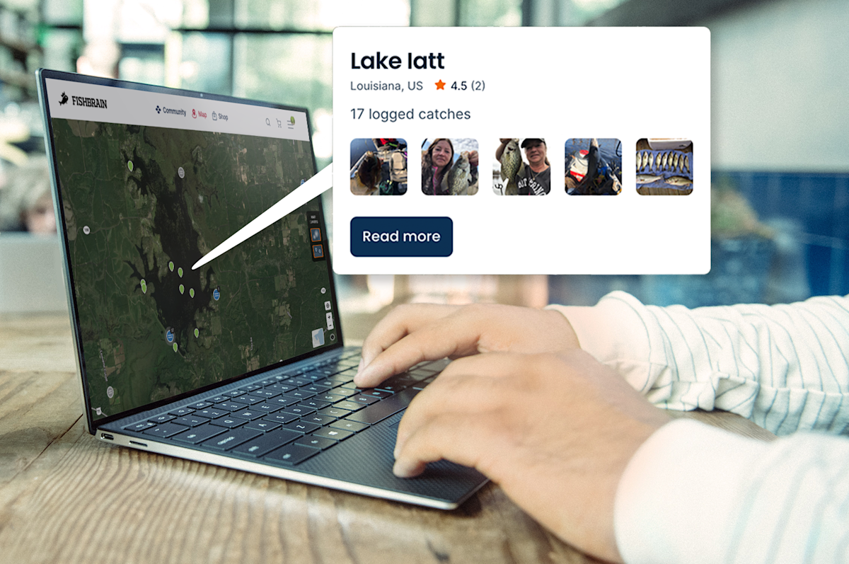 How to use fishing maps on desktop
