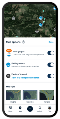 How to find fishing spots near you