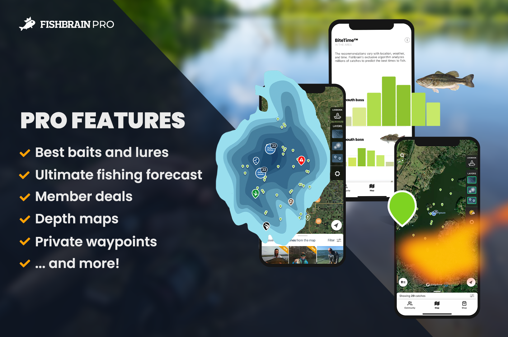 Fishbrain Pro features that help you fish smarter