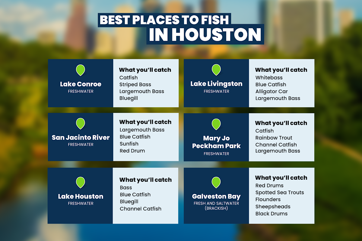 Best fishing spots in Houston, Texas