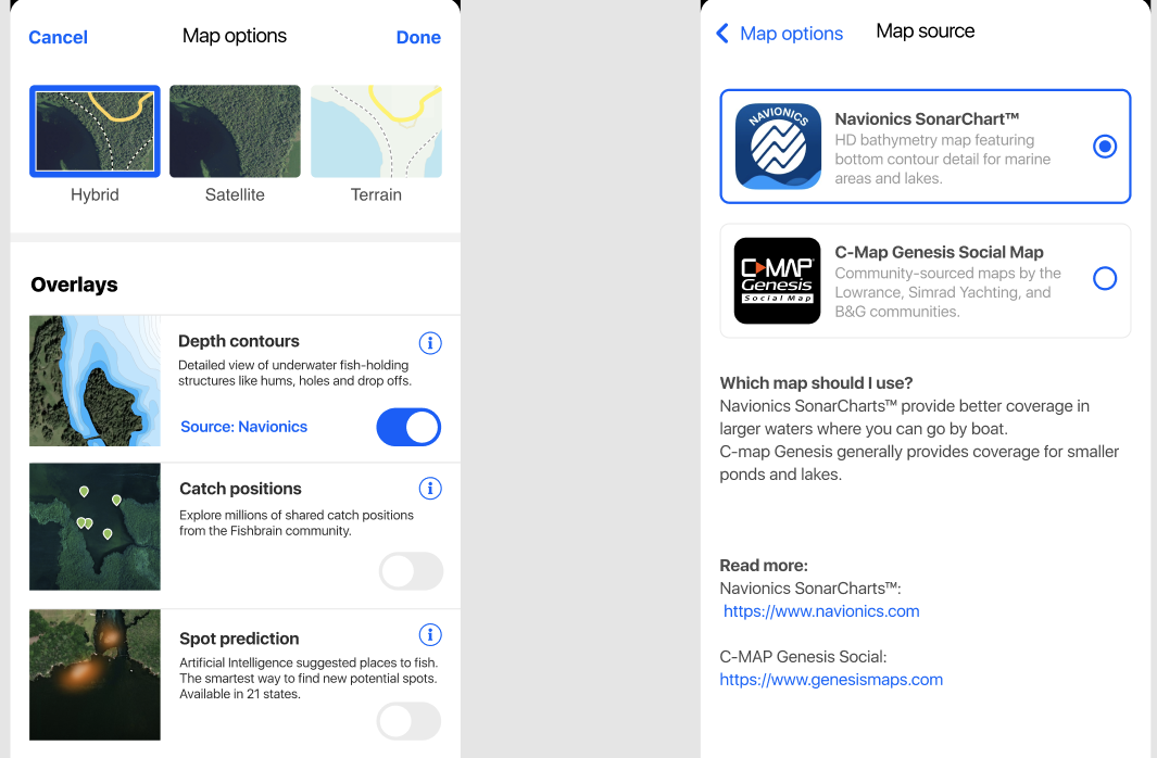 New Feature Announcement: Navionics Depth Charts | Fishbrain