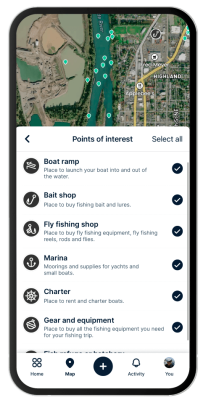 How to find fishing spots near you