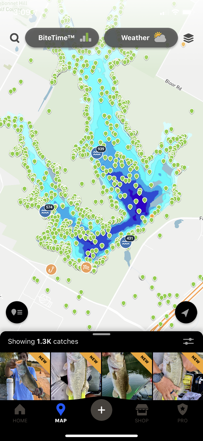 How to find fishing spots near you