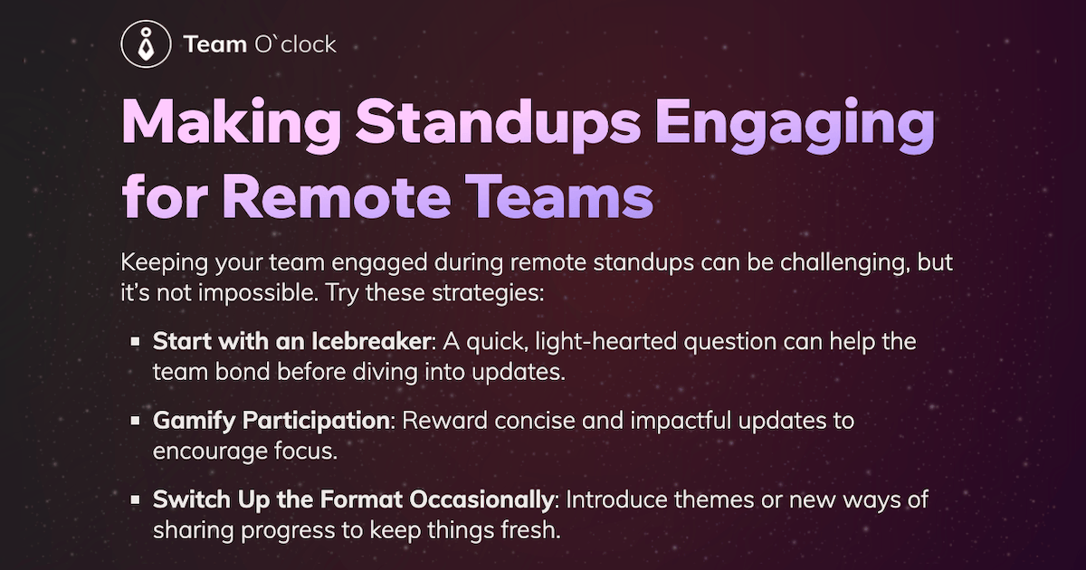The 15-Minute Formula: Make Your Remote Engineering Standups Work Better