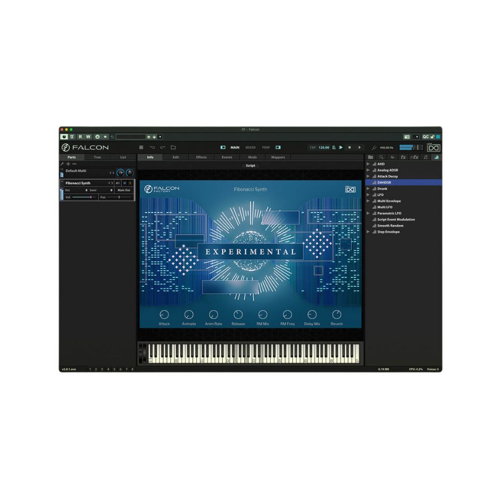 UI Falcon 3 Synthesizer Plugin UI Falcon 3 Synthesizer Plugin