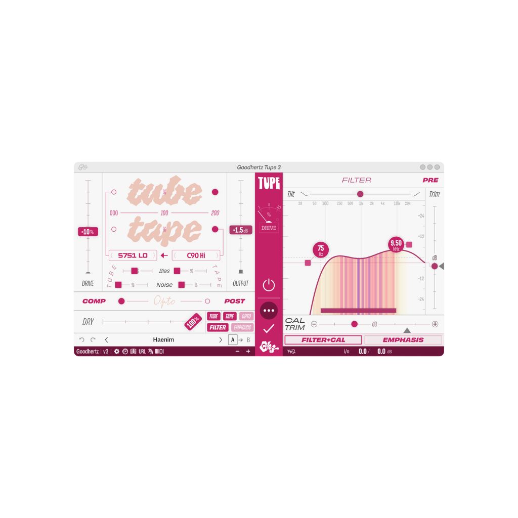 Goodhertz Tupe Saturation Plugin