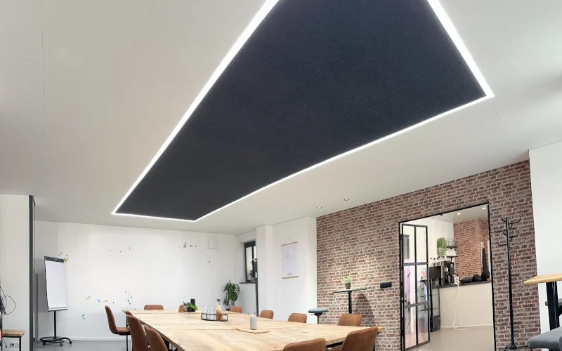 Neue Akustiklösung Knauf Cleaneo Klett