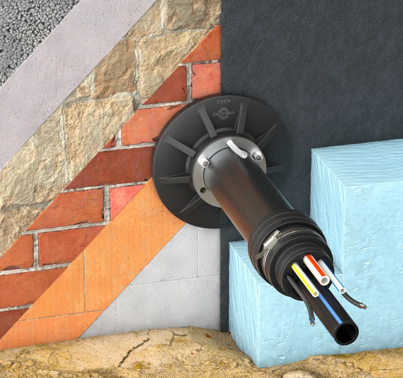 Quadro-Secura® Quick - Die Sanierungs-Hauseinführung für alle Fälle