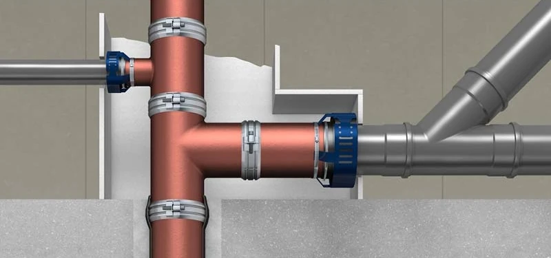 Curaflam® KonfixPro - Die Brandschutzmanschetten zur Abschottung von Entsorgungsleitungen bei ...