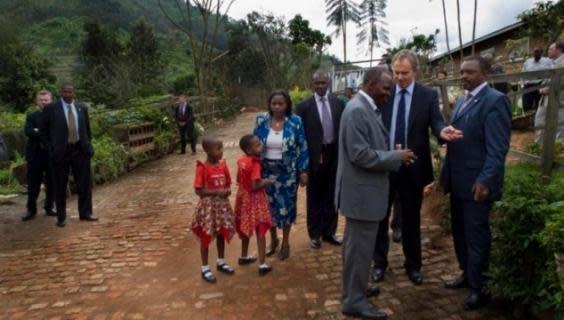 Tony Blair Commemorates the Victims of the Rwandan Genocide and Praises ...