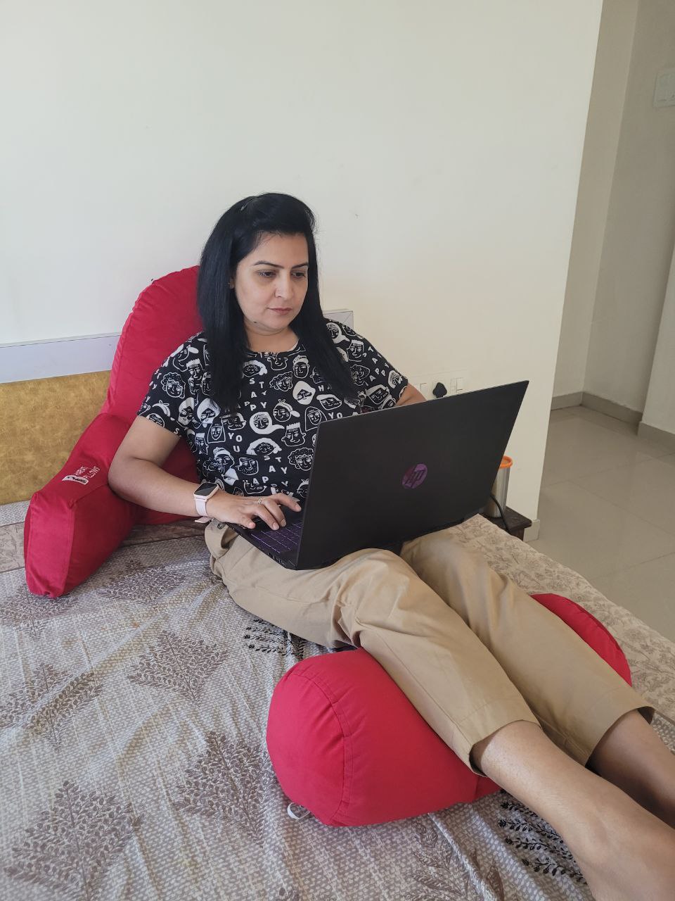 Back Support Pillow For Bed | Back Pillow for Back Pain