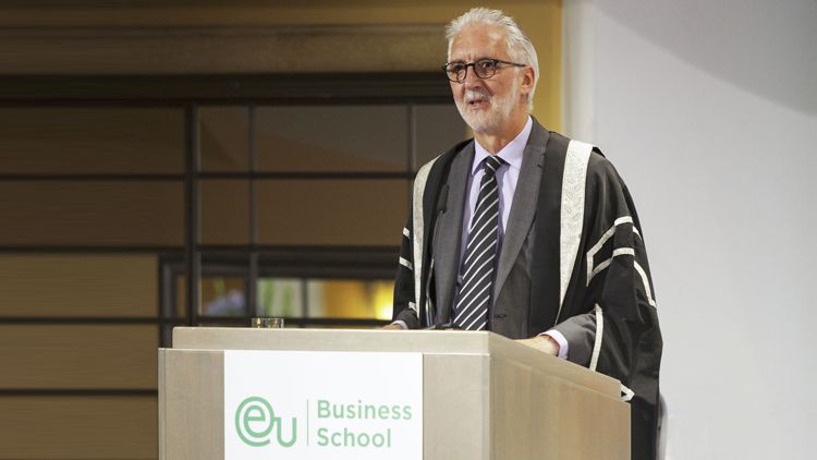 Brian Cookson awarded Honorary Degree from EU Business School | UCI