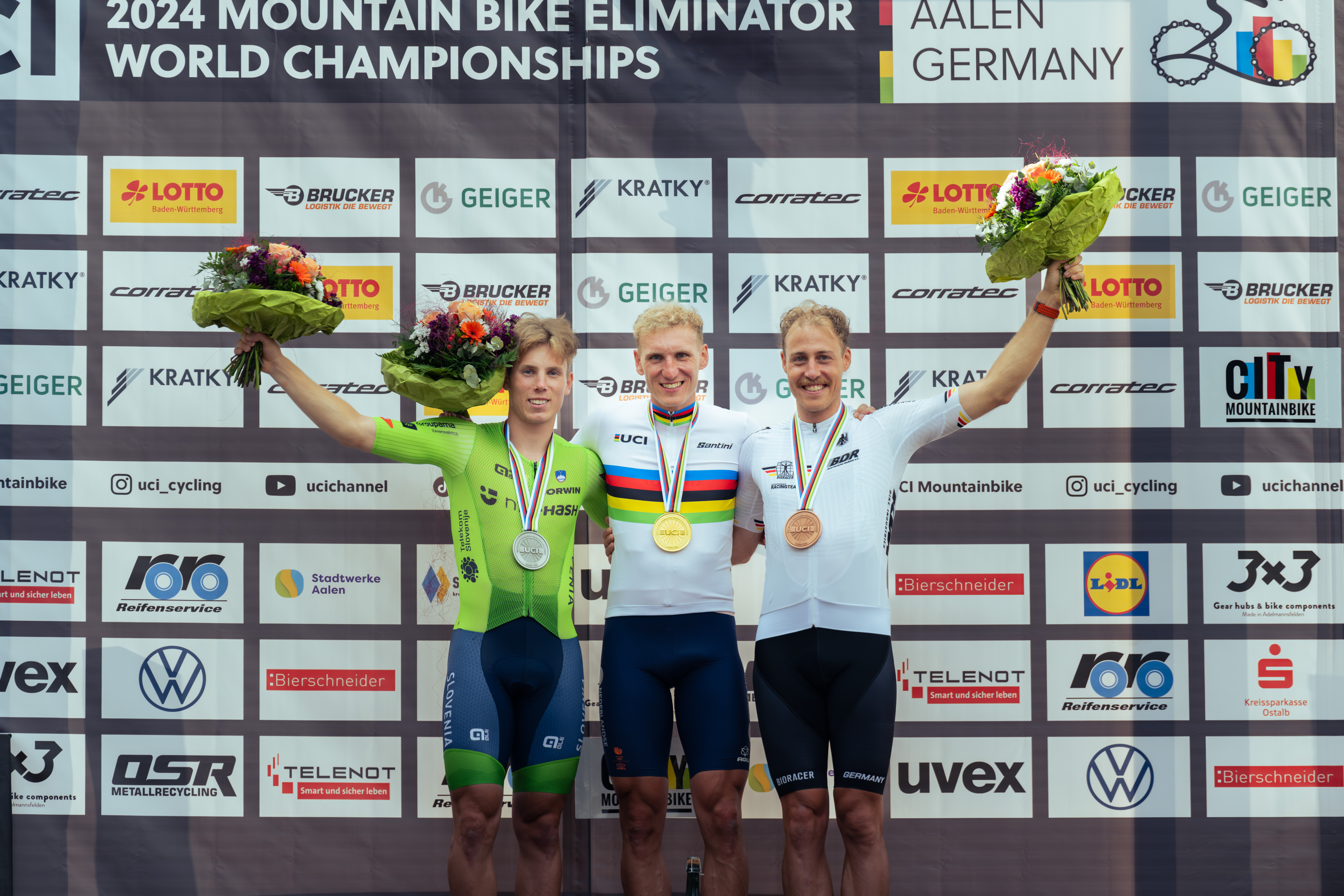Gaia Tormena et Jeroen van Eck couronnés Champions du Monde UCI 2024 de mountain bike Eliminator ...