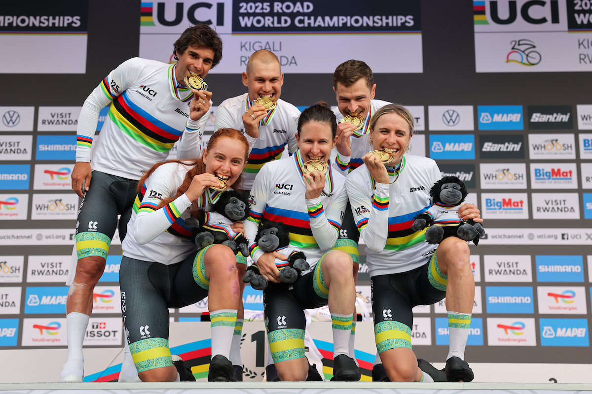 2025 UCI Road World Championships: Australia takes collective team time ...