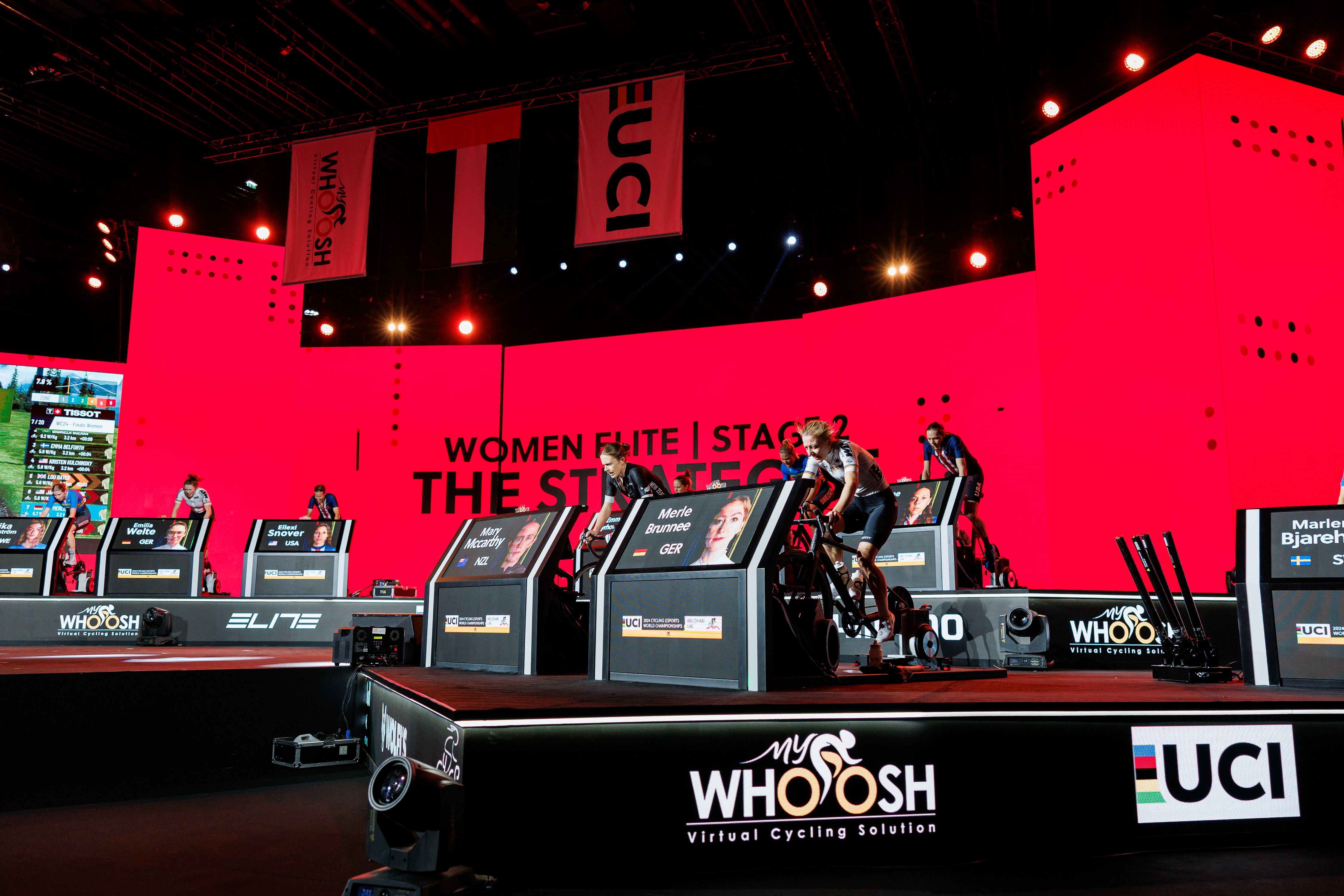 UCI Cycling Esports World Championships: finalists on stage in Abu ...