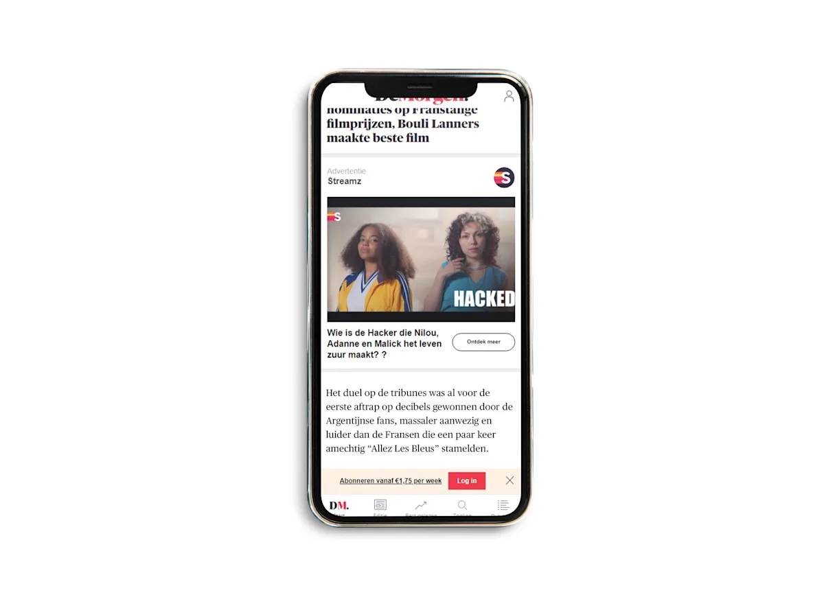 Seamless ads vs IAB: battle of the formats | DPG Media