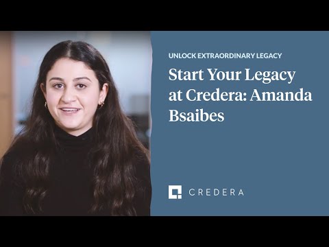Start Your Legacy at Credera: Amanda Bsaibes