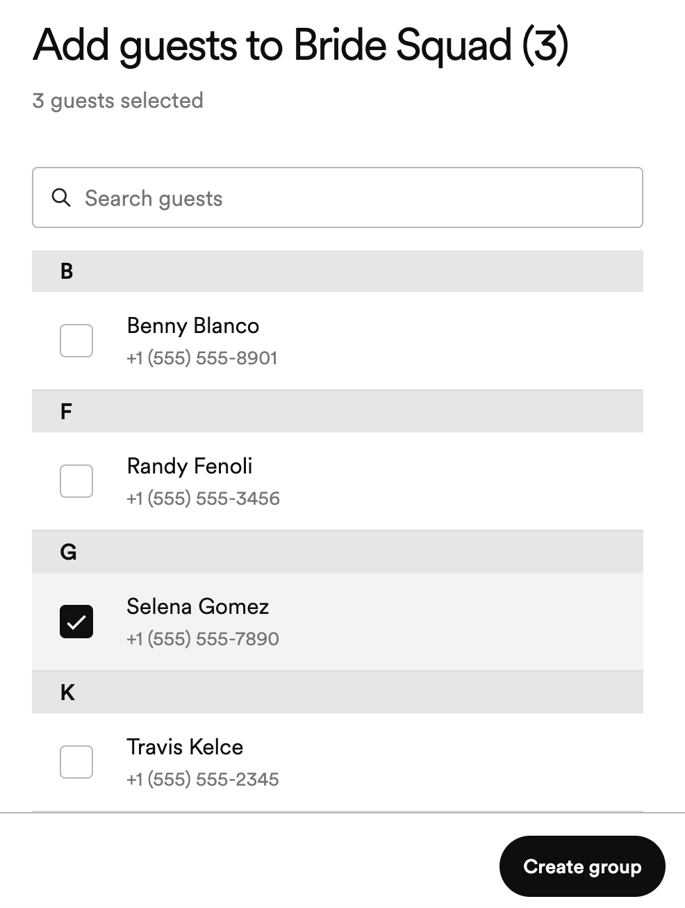 How does Zola's Premium Guest Messaging feature work? | Zola
