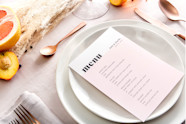 A Guide To Wedding Menu Cards Zola Expert Wedding Advice A Guide To Wedding Menu Cards Zola Expert Wedding Advice