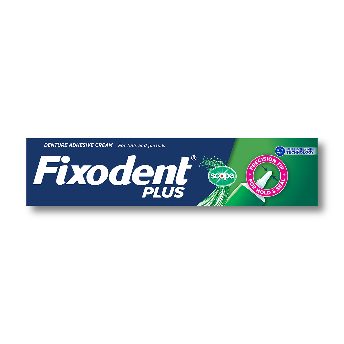 Fixodent Plus Scope Denture Adhesive | Shop | Fixodent