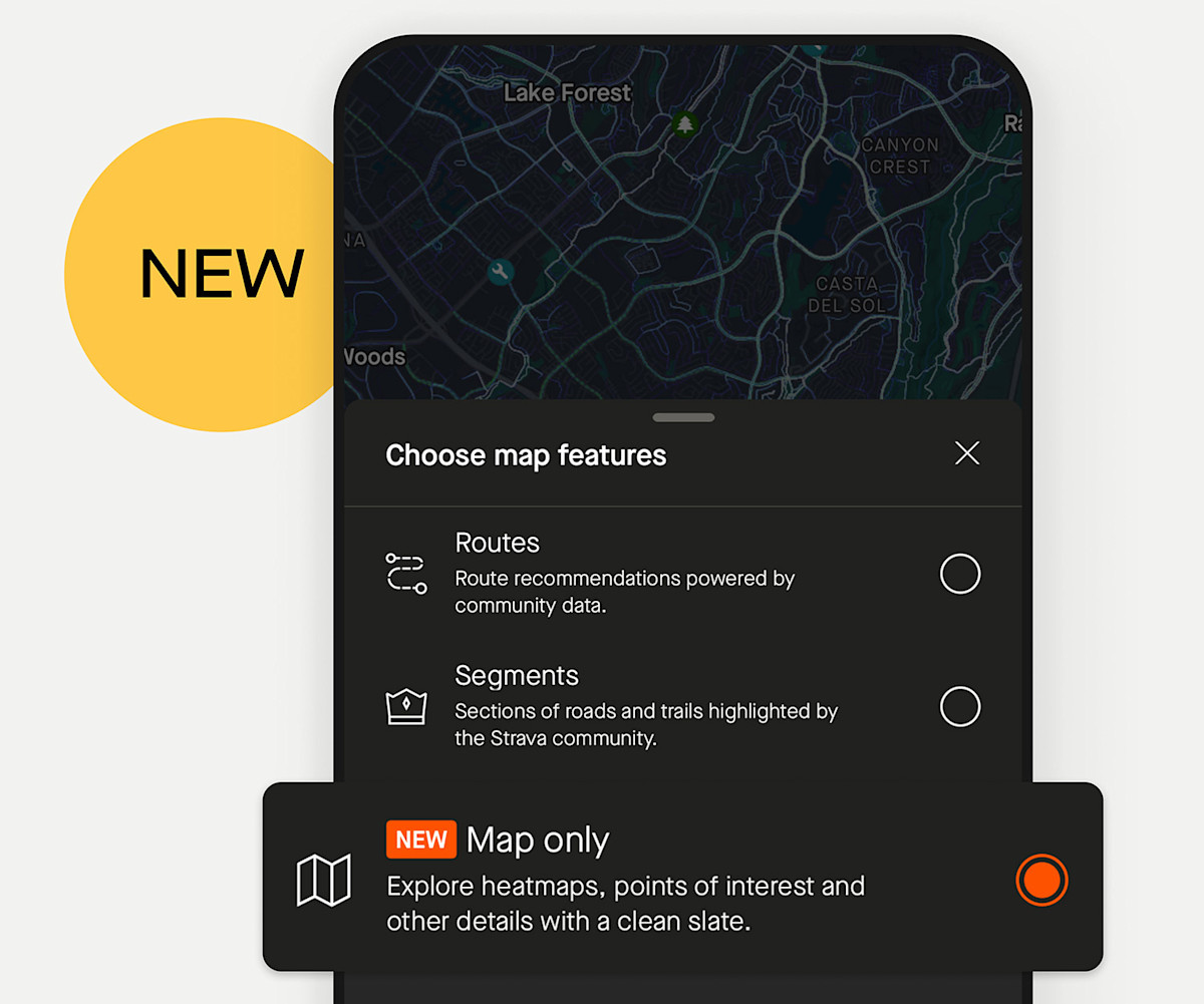 New! Get a Clear View of Where to Go With Map-Only Mode