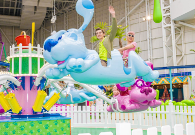 Blue's Skidoo - Blue's Clues Interactive Flying Ride - 30 Mins From NYC