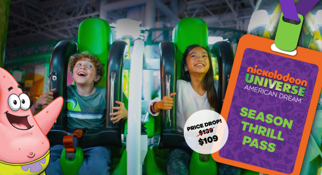 Buy Spring Season Thrill Pass Tickets - Unlimited Nickelodeon Universe ...