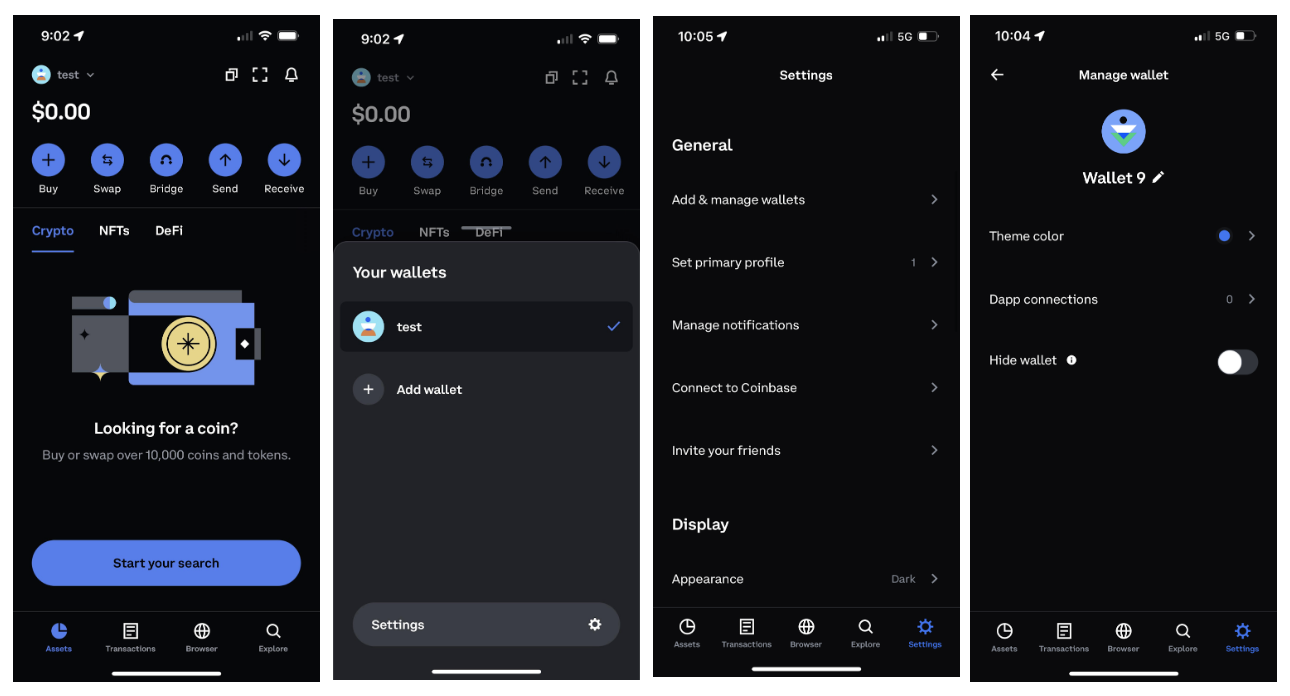 Multi-Wallet support for Ethereum and Solana | Coinbase Help