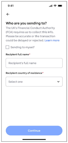 Send and receive crypto for customers in the UK | Coinbase Help