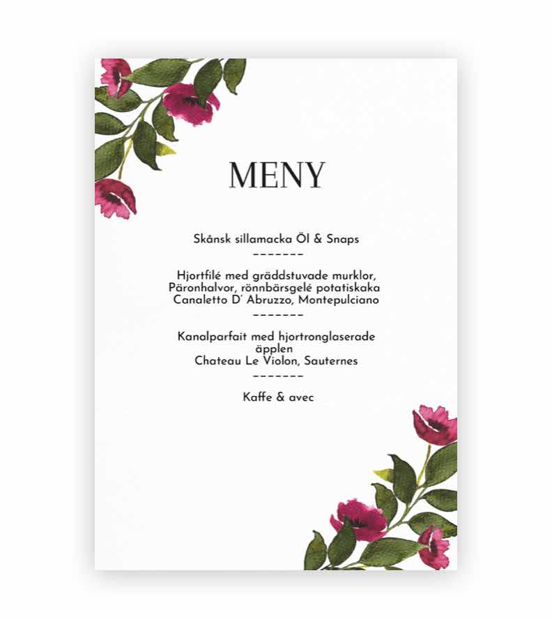 Inbjudningskort till bröllop - Skapa personliga kort från våra mallar ...